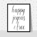 Printable AA Slogan, Happy, Joyous & Free, Recovery Meeting Print, 12 ...