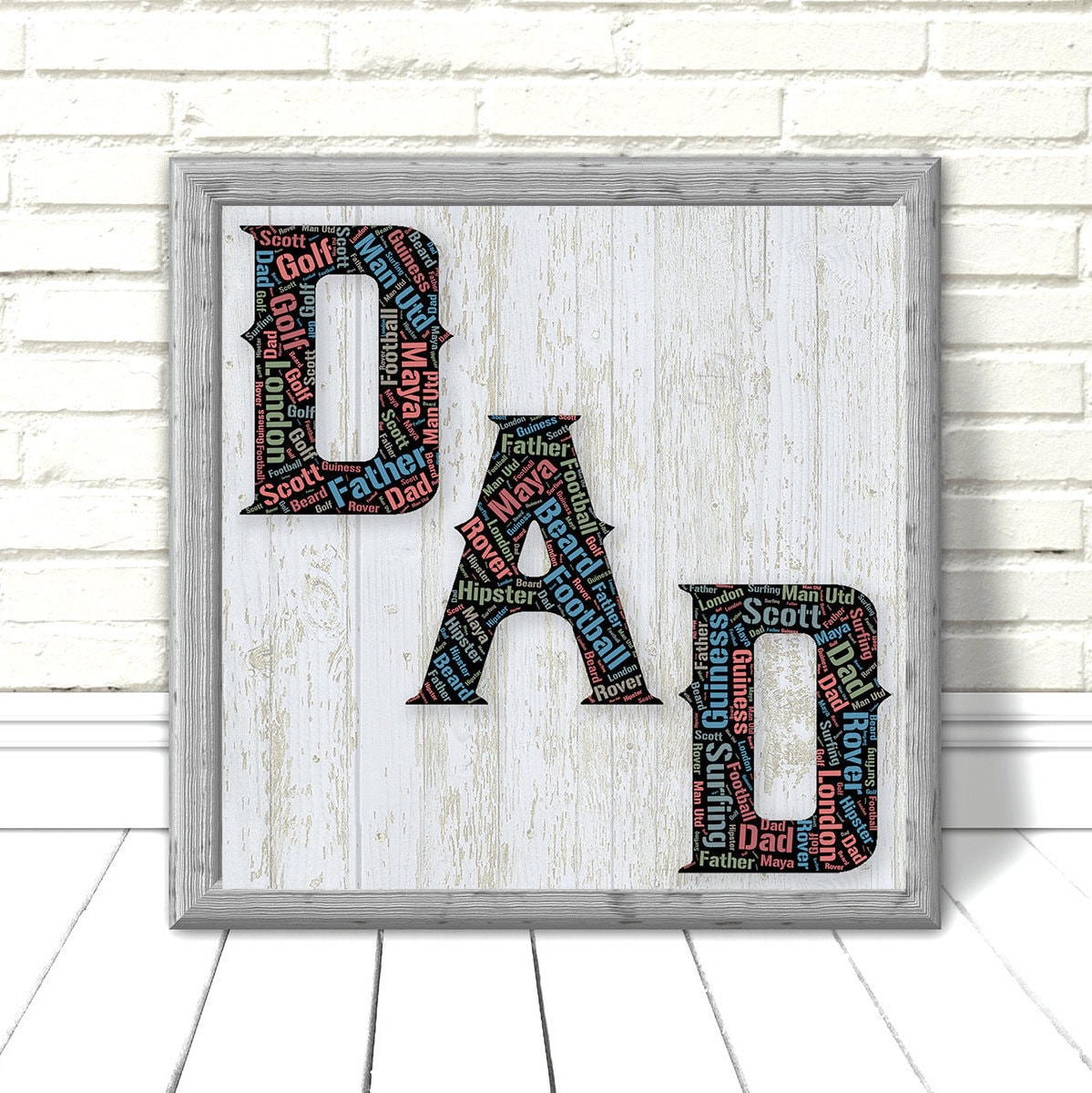 Dad Word Art
