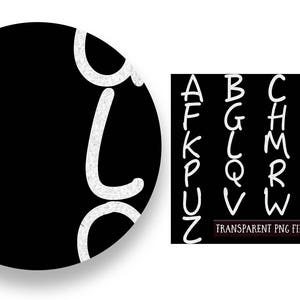 Chalk Alphabet Letters, Numbers Clip Art, Digital Alphabet Chalk ...