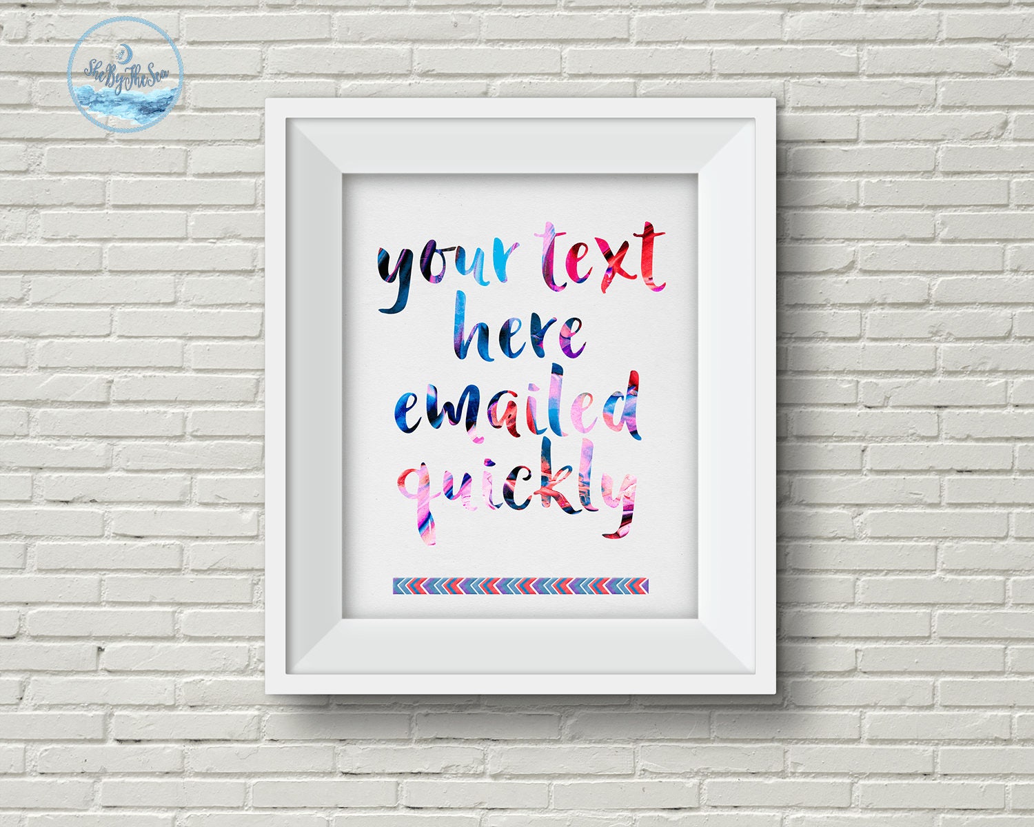 PRINTABLE Custom Word Art Digital Download, Your Words, Rainbow ...