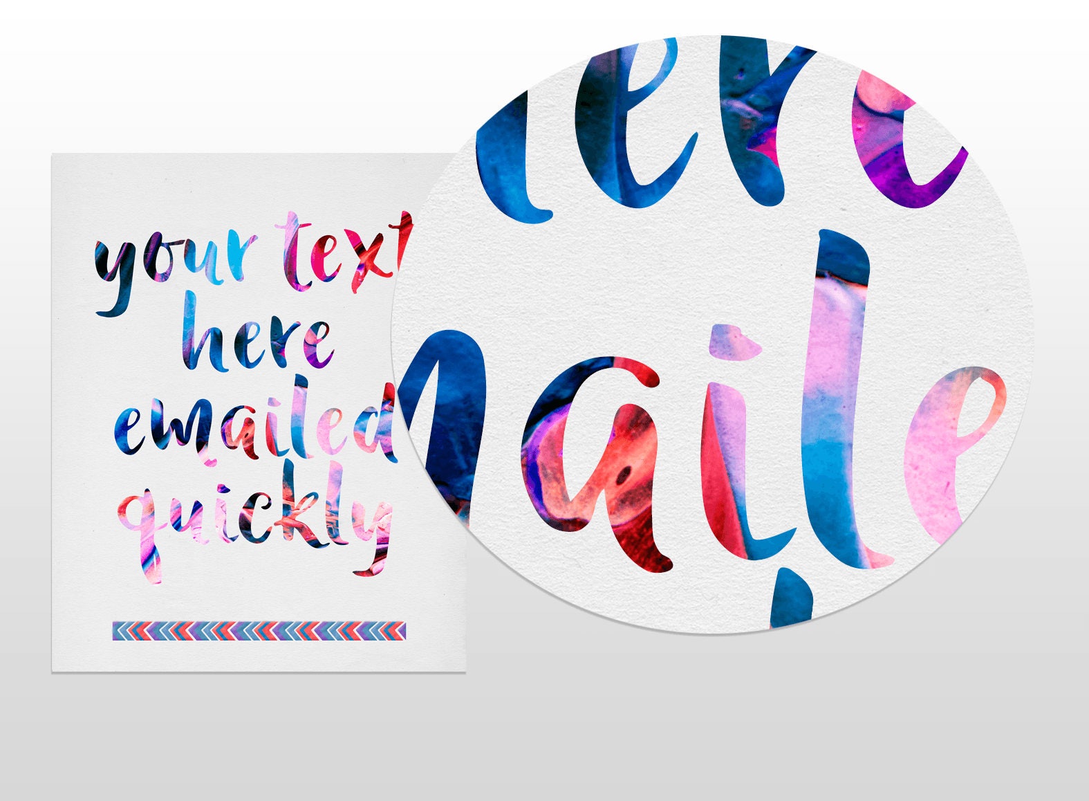 PRINTABLE Custom Word Art Digital Download, Your Words, Rainbow ...