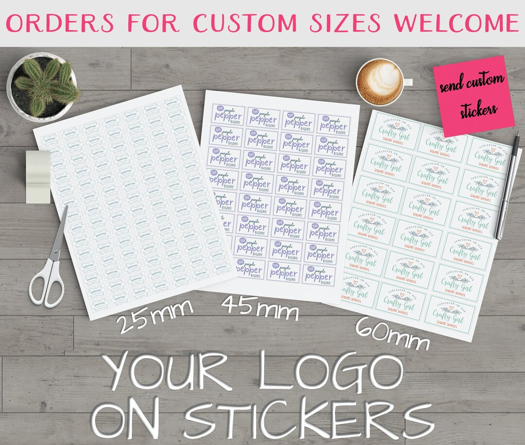 Rectangle Custom Stickers, Custom Logo Stickers, Product Labels ...