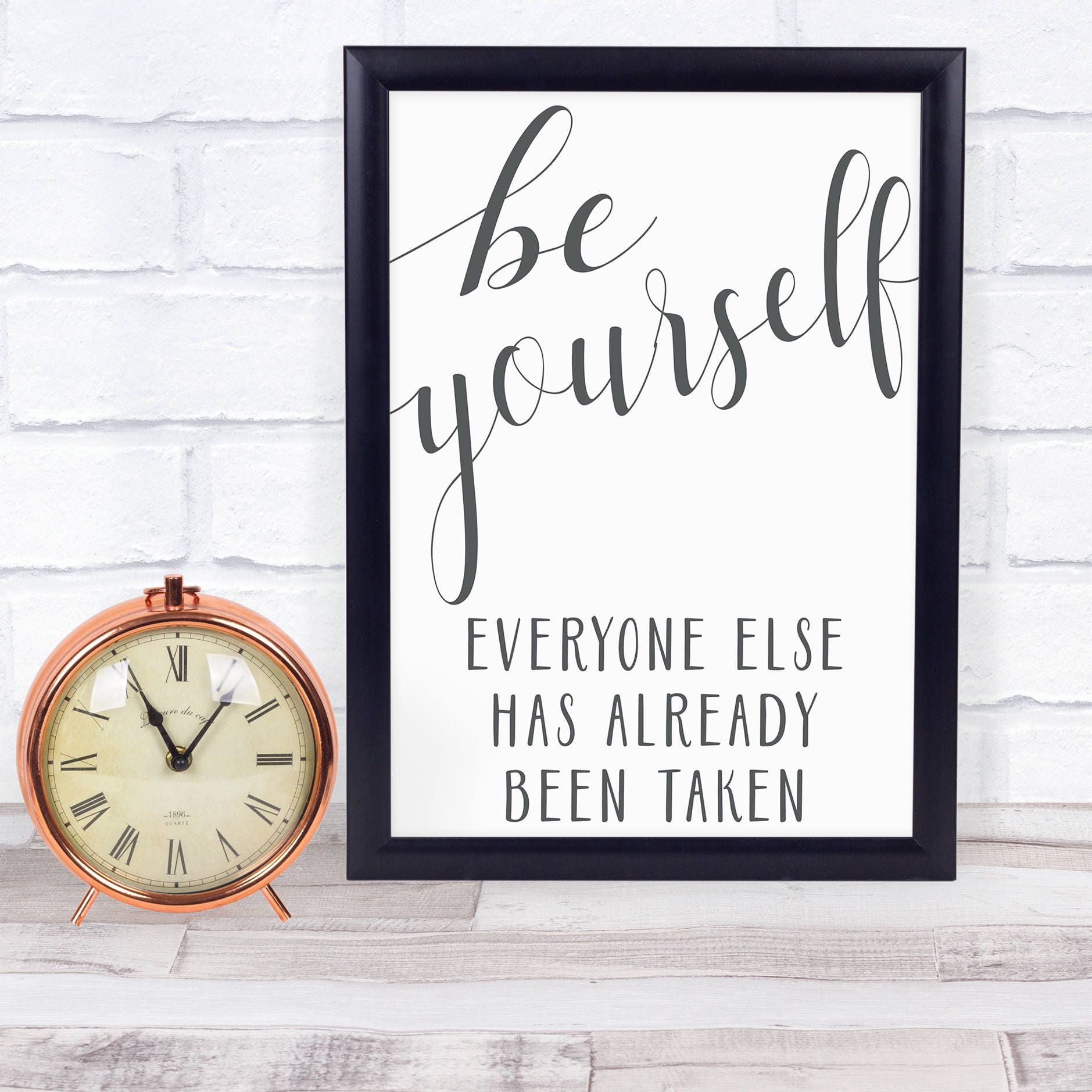 Digital Prints Prints Be yourself Oscar Wilde quote Printable wall art ...