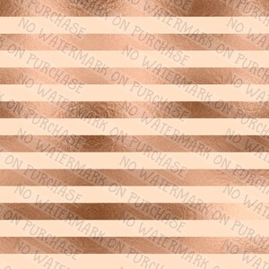 Gold Peach Striped Papers Pack, Pale Peach Backgrounds, Rose Gold ...