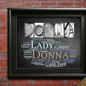 Name Art for Her Girls Birthday Gifts Printable Wall Art 10,000 Names ...
