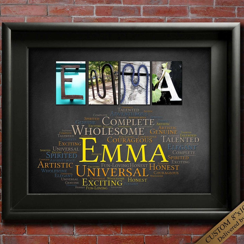 Emma Name Art - Etsy