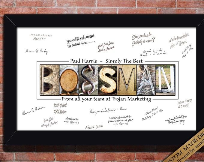 Cartoon Boss Portrait, Boss Gift, Bosses Day Gift Ideas for Him Male ...