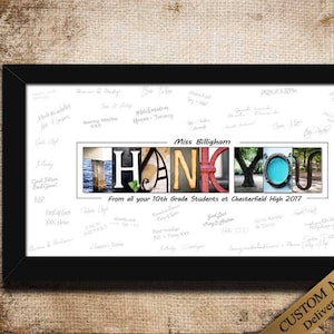 Thank You Teacher Gifts Teacher Appreciation Gift From Pupil Student ...