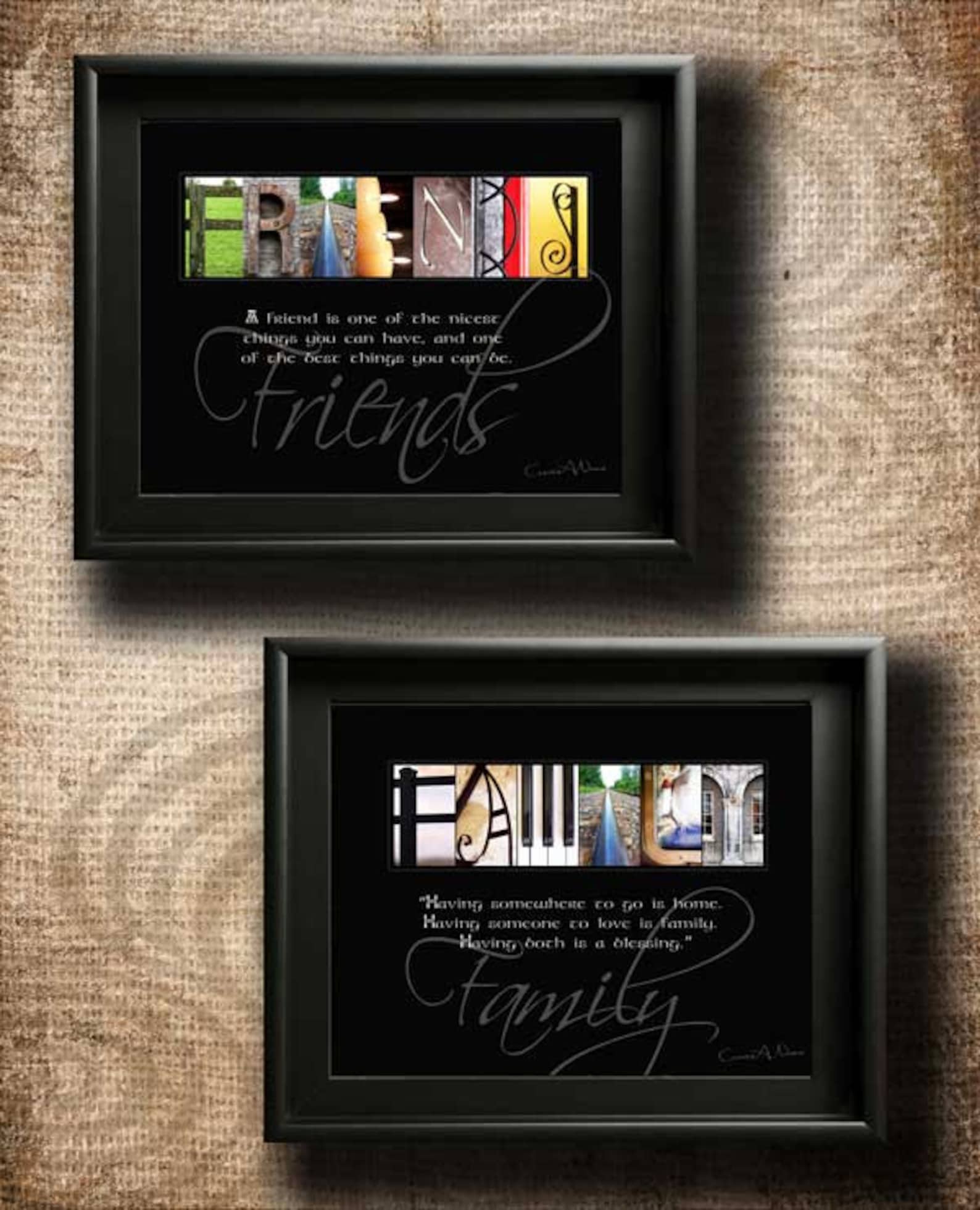 Friends Quote Gift Friendship Quote Gift for a Friend | Etsy