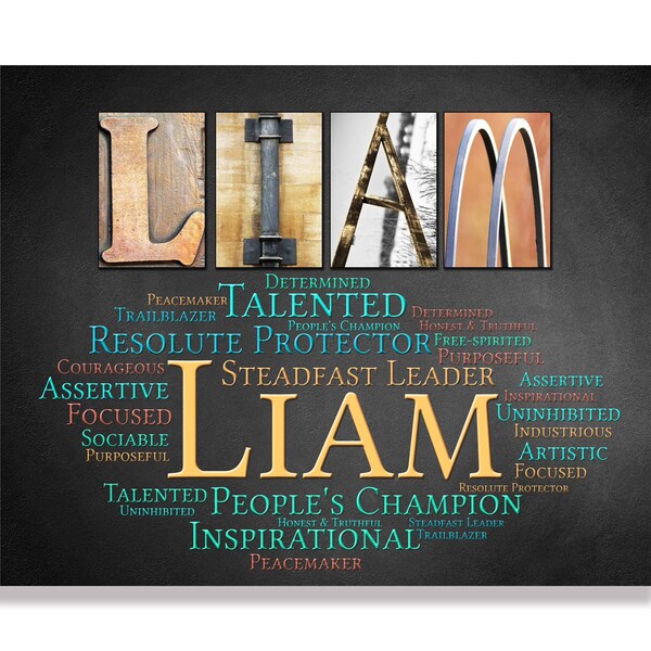 Name Meaning Sign - Etsy