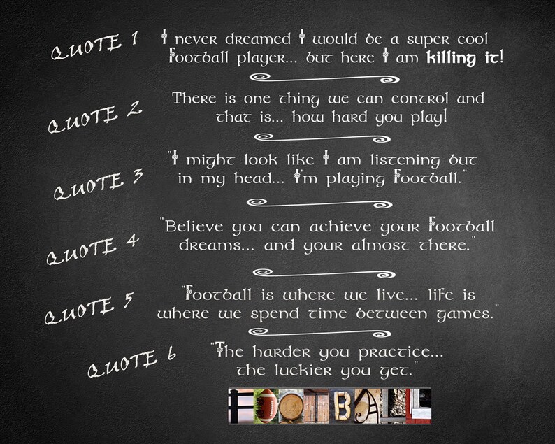 Football Player Gift, Sports Gift, Football Gift Ideas, High School ...