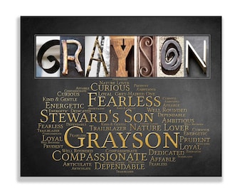 Grayson Name Sign - Etsy