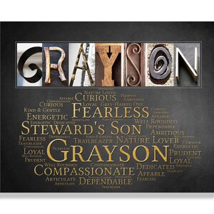 Personalized Name Gift Men Boys Gabriel Gael Gage Garrett Gary Gavin ...