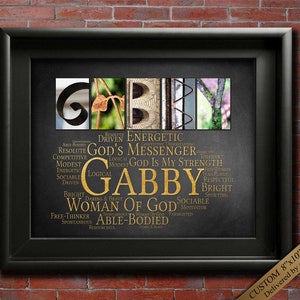 Grayson Name Sign Greyson Wall Art Décor Personalized Gift Typography ...