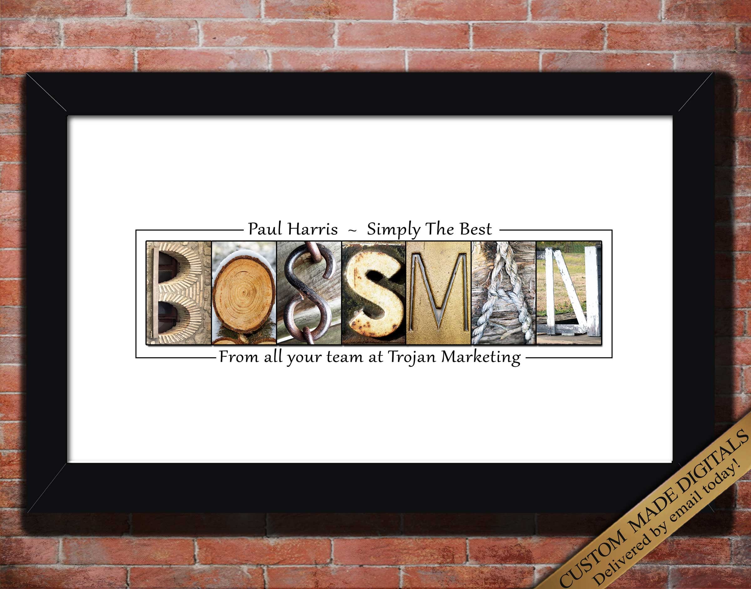 Boss Man Gift Boss Gifts for Men Boss Gift for Office Boss - Etsy