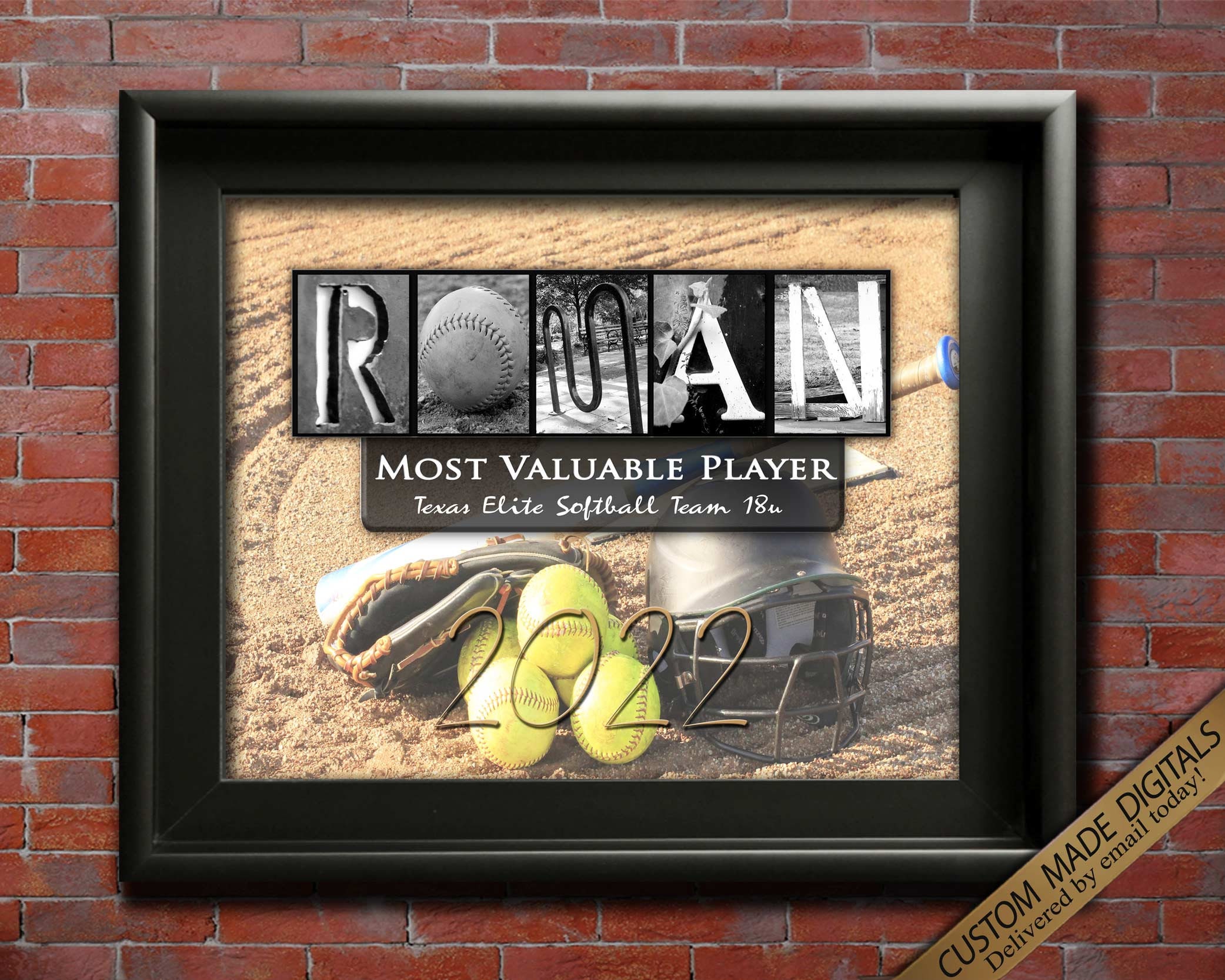 Softball Awards Softball Player Awards Softball Player - Etsy
