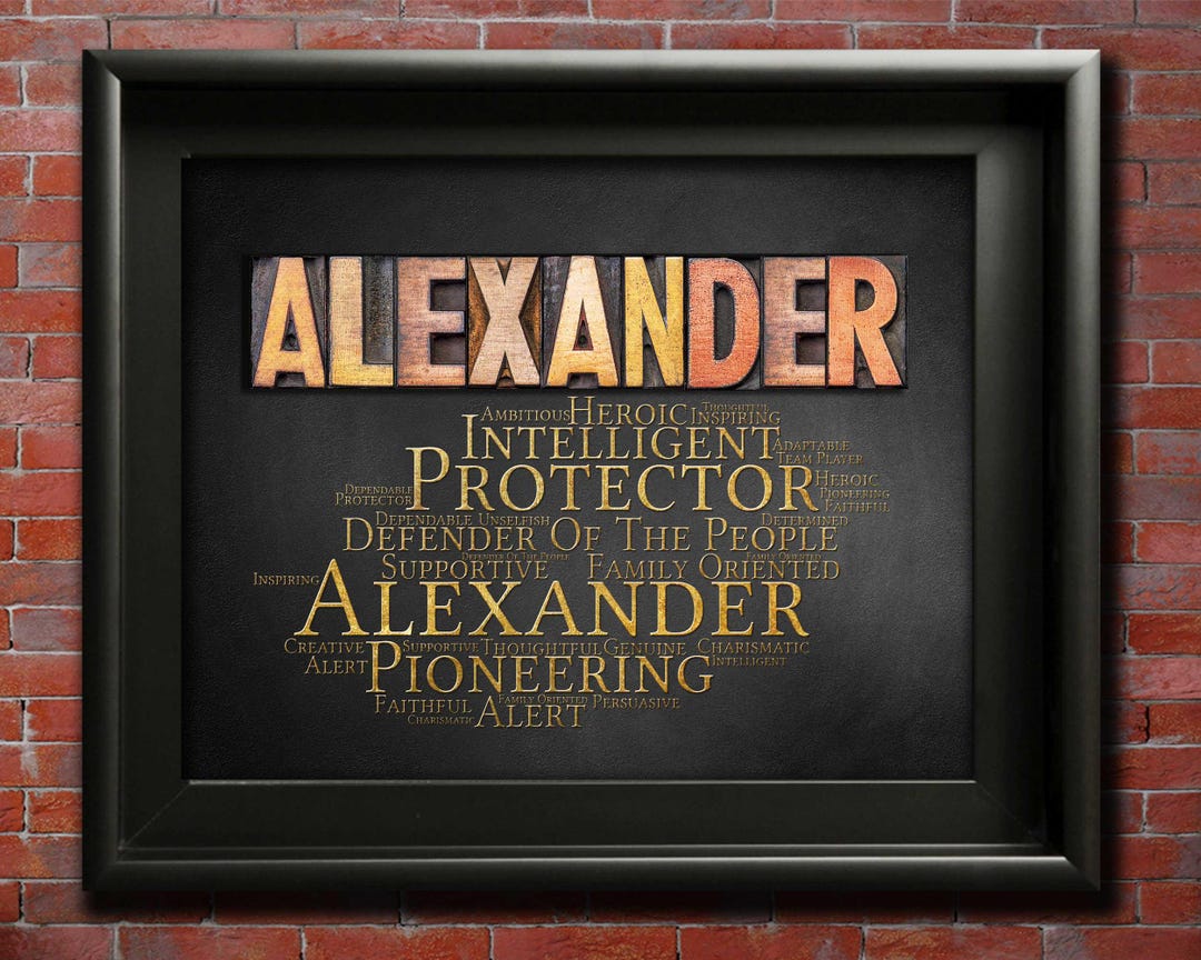 Name Sign Gift Printable Alexander Alex Alexandra Alec Alexis Alexa ...