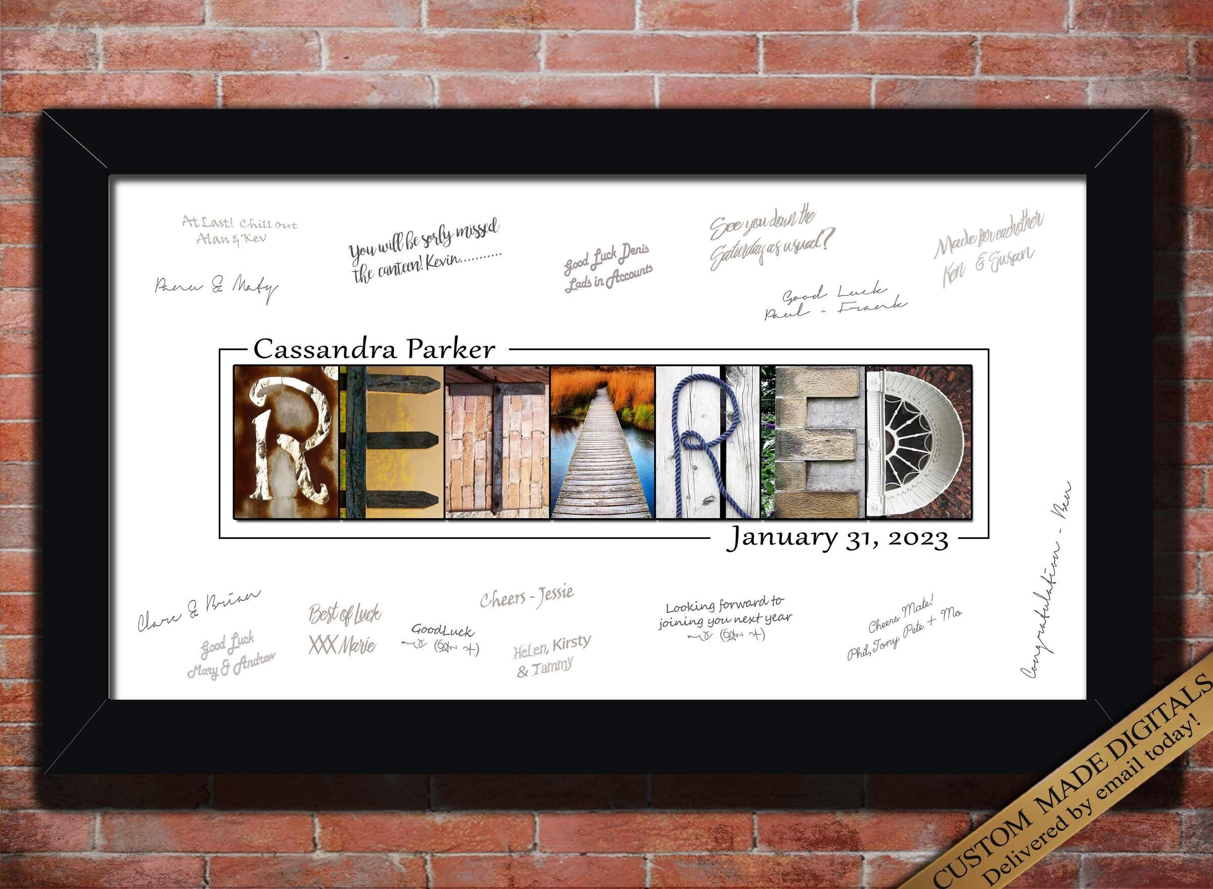 Retirement Gifts Retirement Sign Retirement Party Ideas Retirement Gifts for Men Female Boss Gift Co Worker Gifts Leaving Present Etsy UK