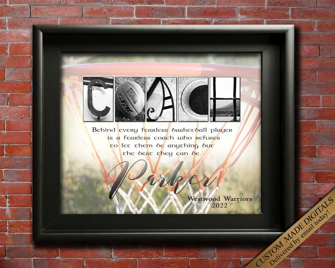 Basketball Coach Gift Personalized Basketball Gift Idea Basketball Mom ...