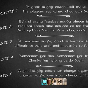 Rugby Gift, Gift for Rugby Coach Gift, Rugby Gift Ideas, Rugby Coaches ...