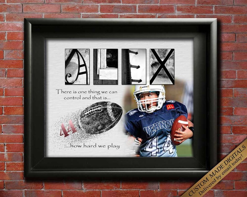 Football Player Gift Ideas, Senior Night Gifts Awards High School Youth ...