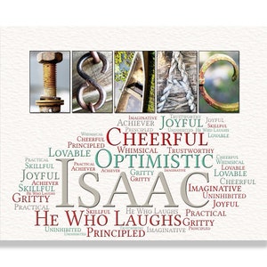 Isabella Name Sign Isabelle Wall Art Décor Personalized Gift Typography ...