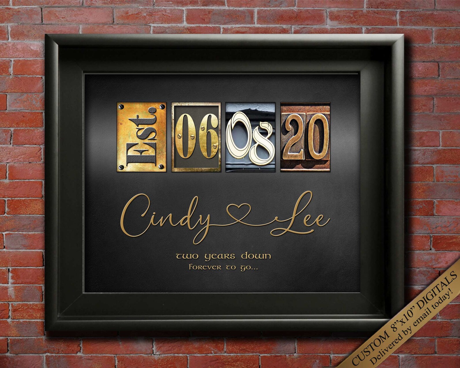 25th Anniversary Gift Ideas 25 Year Wedding Anniversary - Etsy