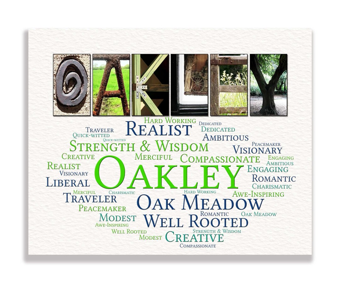 Origin of Name Gift Him Her Oliver Olivia Oakley Olive Owen Otto Oscar ...