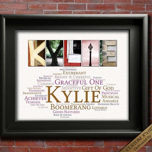 Kate Name Sign Katherine Wall Art Décor Personalized Gift Typography ...