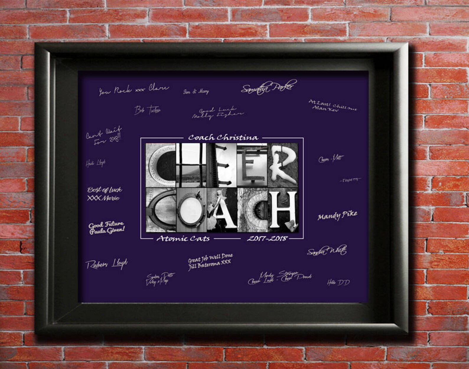Cheerleading Gift, Personalized Cheer Coach Gift, Cheer Squad Gift ...