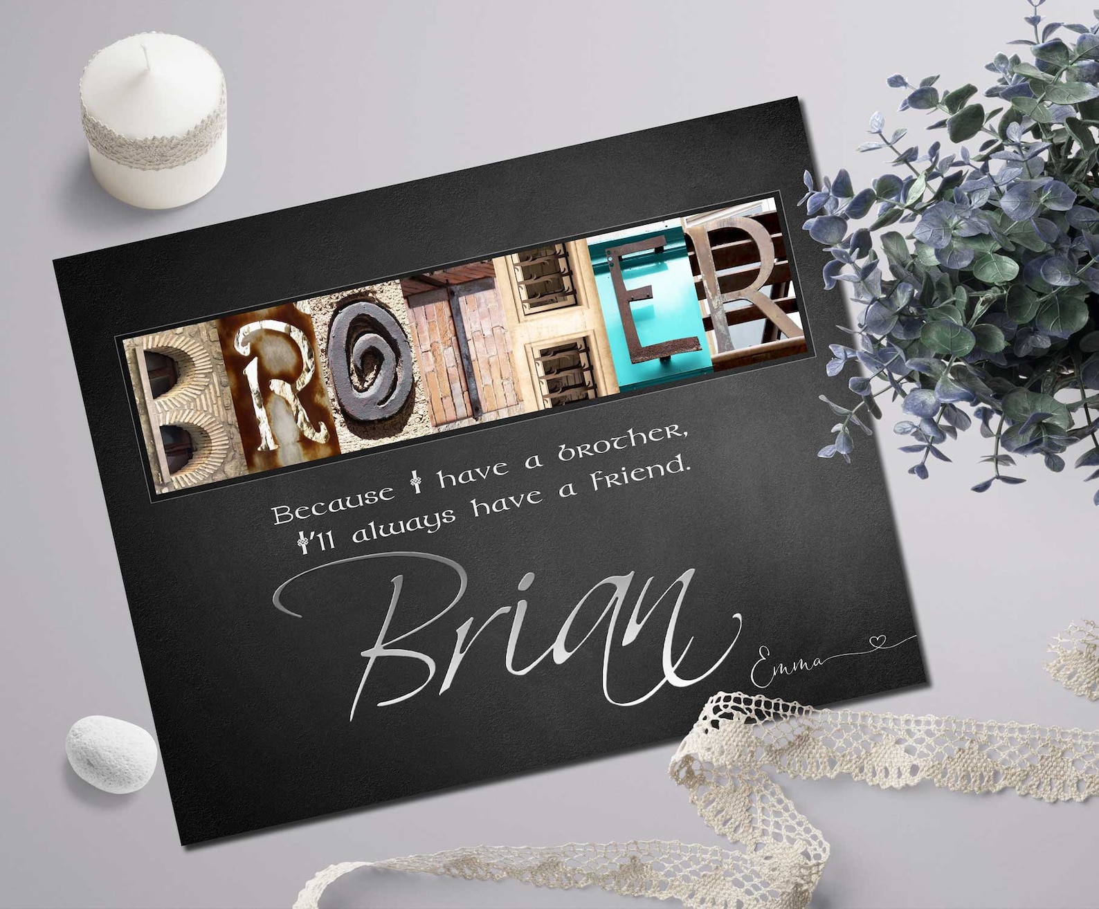 Brother Gift for Brothers Wedding Gift for Brothers Birthday - Etsy
