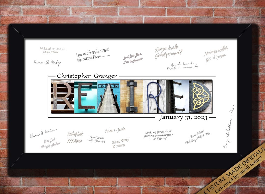 Personalized Retirement Gifts Retirement Printable Gift for - Etsy