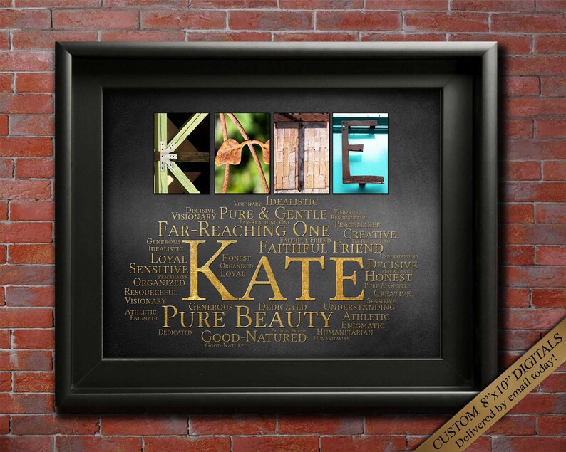 Kate Name Sign Katherine Wall Art Décor Personalized Gift - Etsy