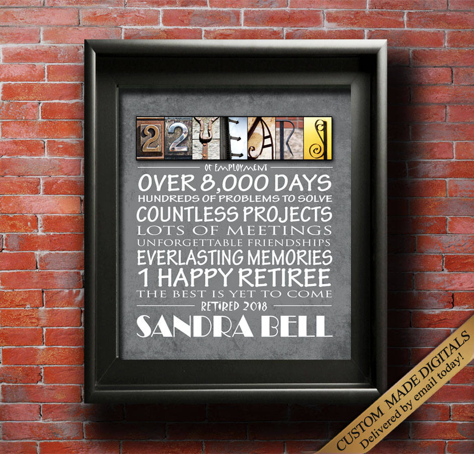 Retirement Gifts Retirement Gift for Coworker Employee - Etsy