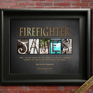 Firefighter Gift for Him, Fireman Retirement Gifts, Firefighter Leaving ...