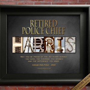 Police Officer Gifts for Police Retirement Gift, Police Graduation ...