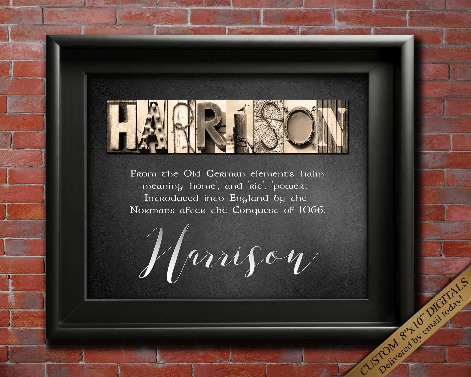 Name Meaning Surname Meaning Last Name Origin Unique | Etsy