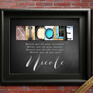 Personalized Gifts Name Meaning Custom Name Gift of Friendship ...
