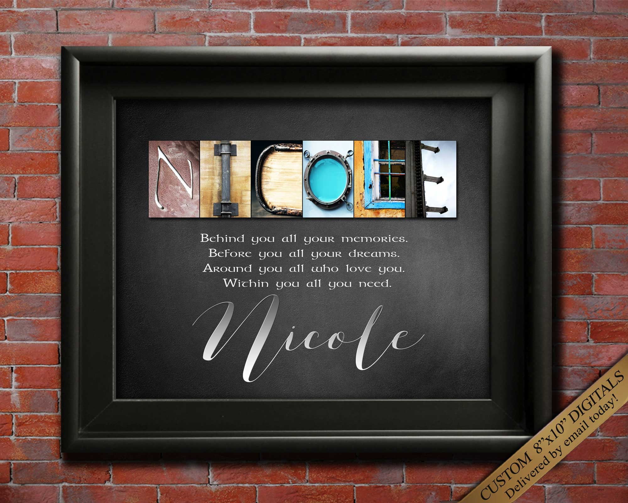 Personalized Gifts Name Meaning Custom Name Gift of Friendship ...