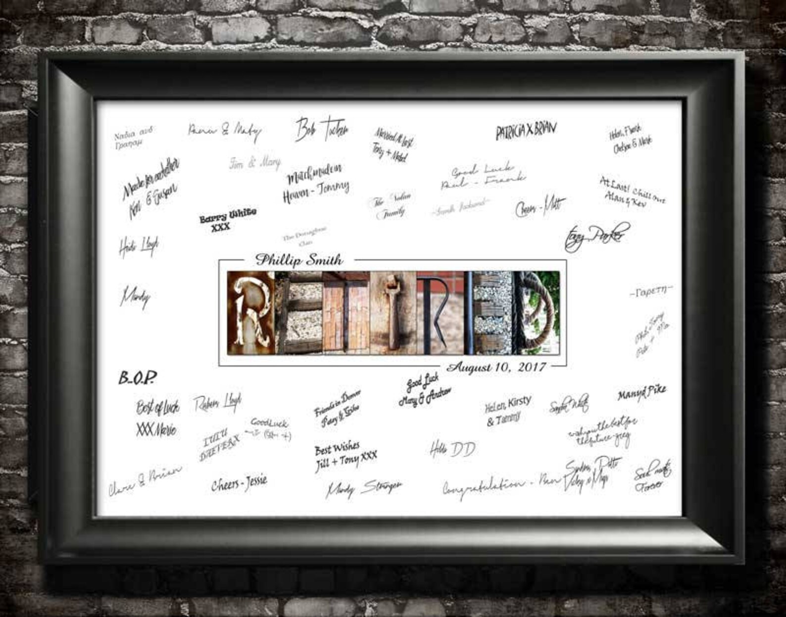 Retirement Signature Gift Leaving Gift Retirement Signing - Etsy