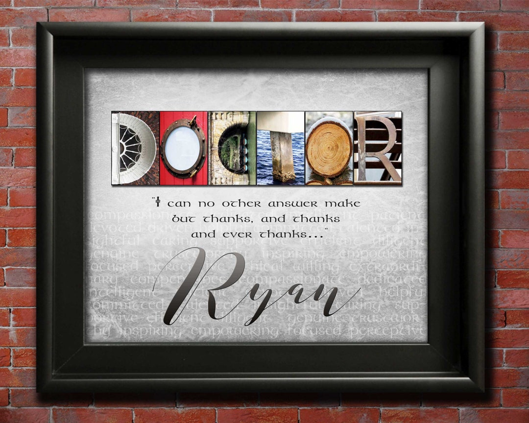 Doctor Gift for Doctor, Personalized Doctor Gift, Doctor Gift Ideas ...