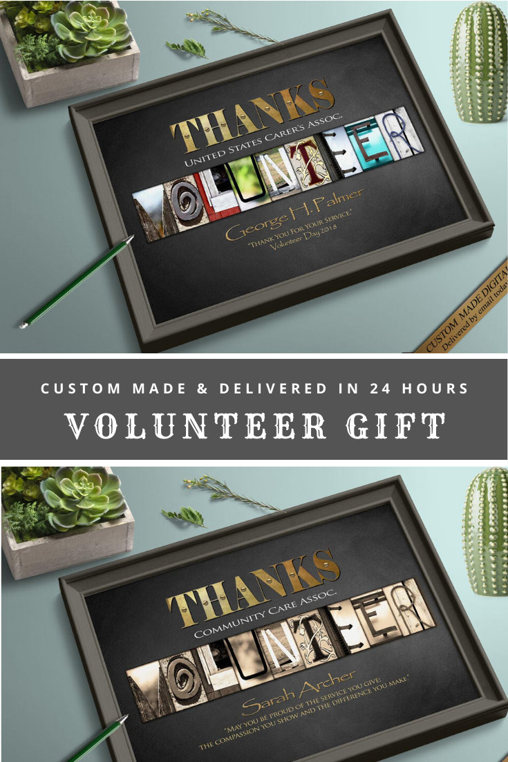 Volunteer Gift Thank You Gift for Volunteer Day Thank You Idea - Etsy