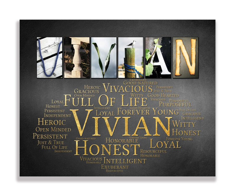 Name Origin Gift Victoria Victor Violet Vincent Vivian Vance - Etsy