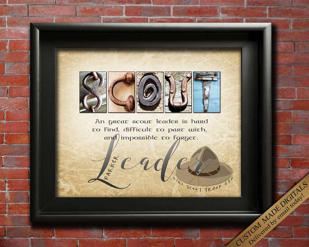 Scout Leader Gift Scout Master Gift Girl Scout Leader Gift | Etsy
