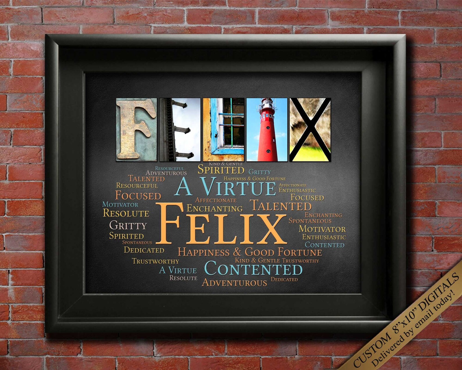 Meaning Of My Name Gift Fabian Felix Fernado Finley Finn | Etsy