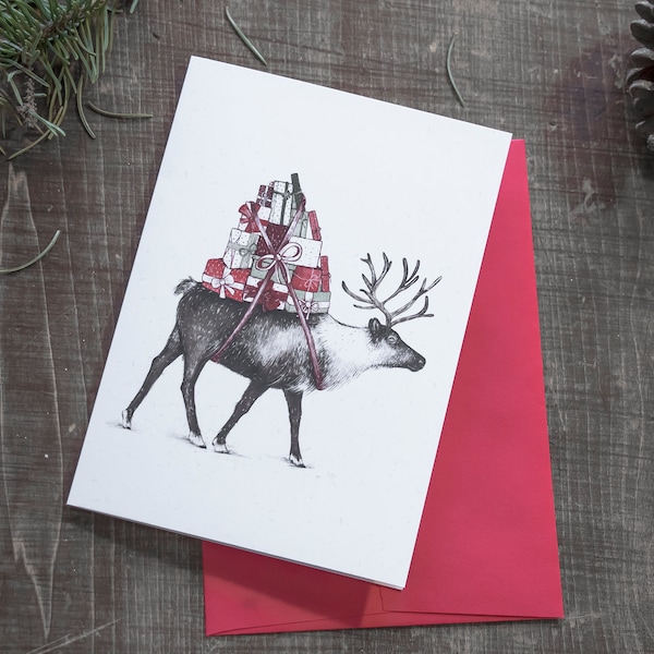 Joyeux Noel Card - Etsy