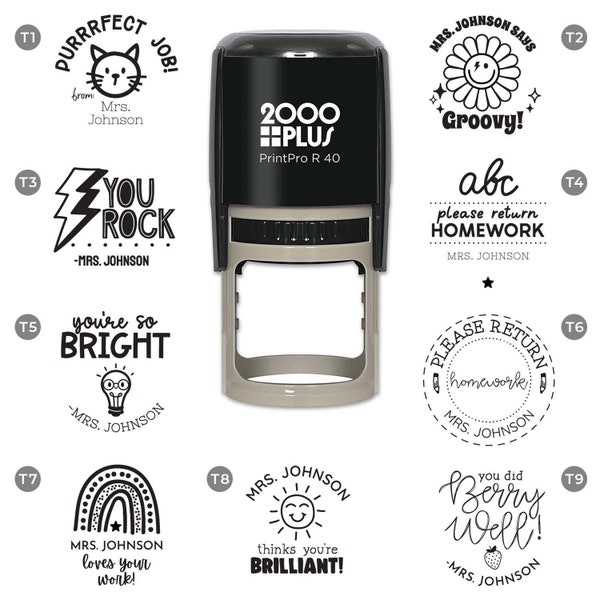 Custom Teacher Stamp - Etsy