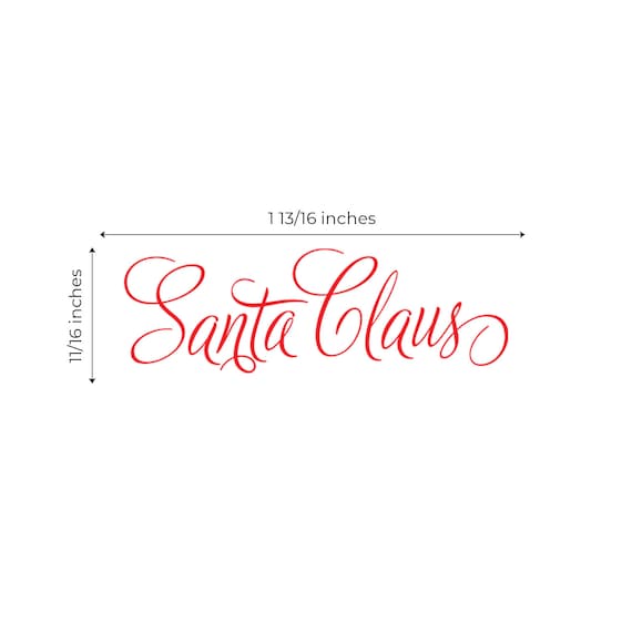 Santa Signature Stamp