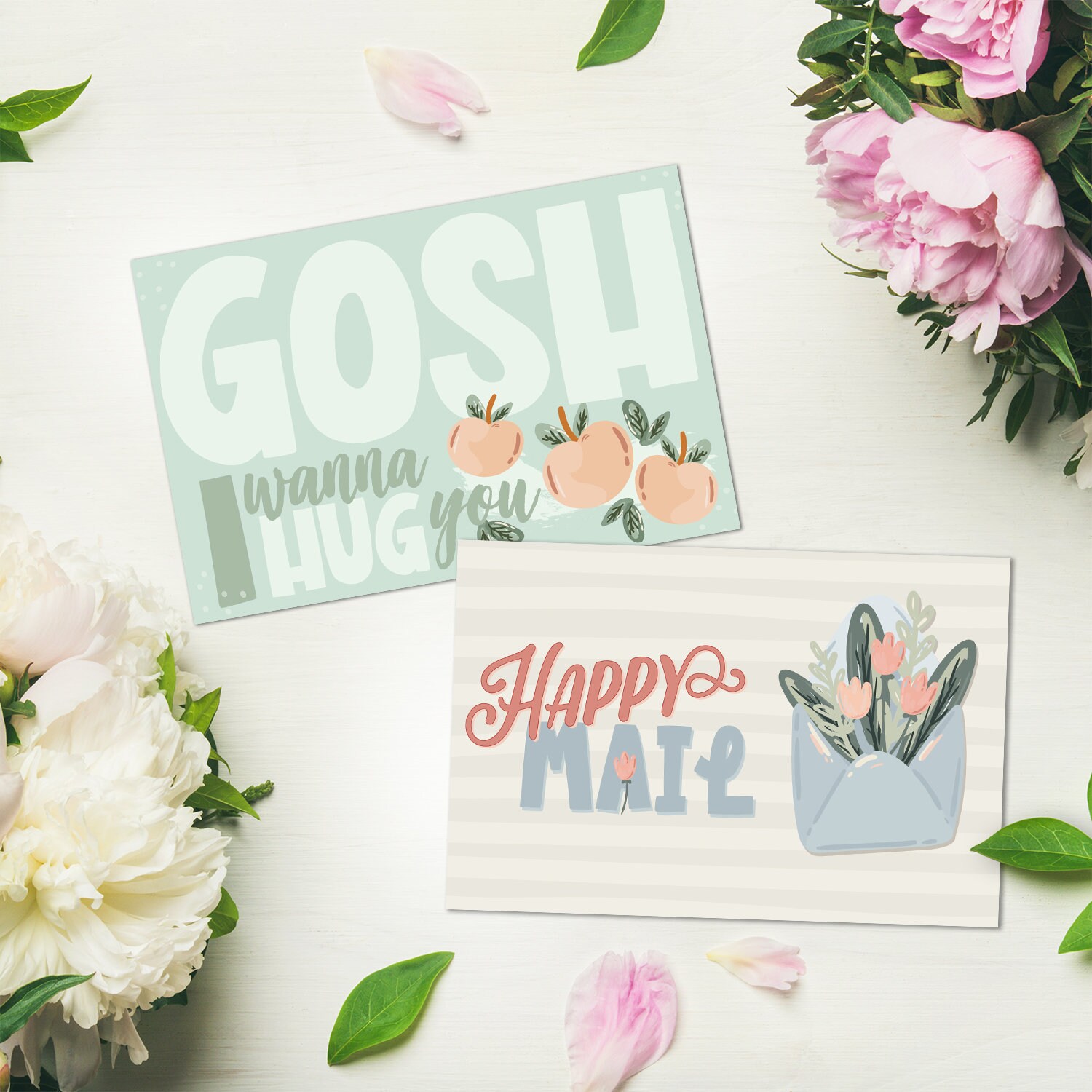 Miss You Encouraging Postcards/set of 25 Full Color 6 X - Etsy