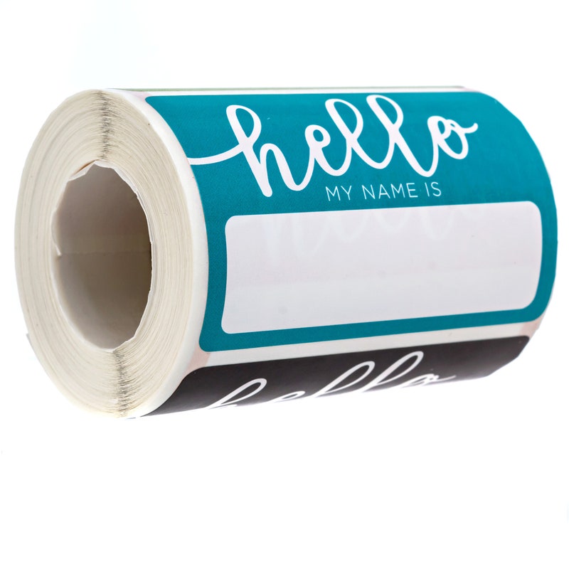 Hello My Name is Sticker - Etsy
